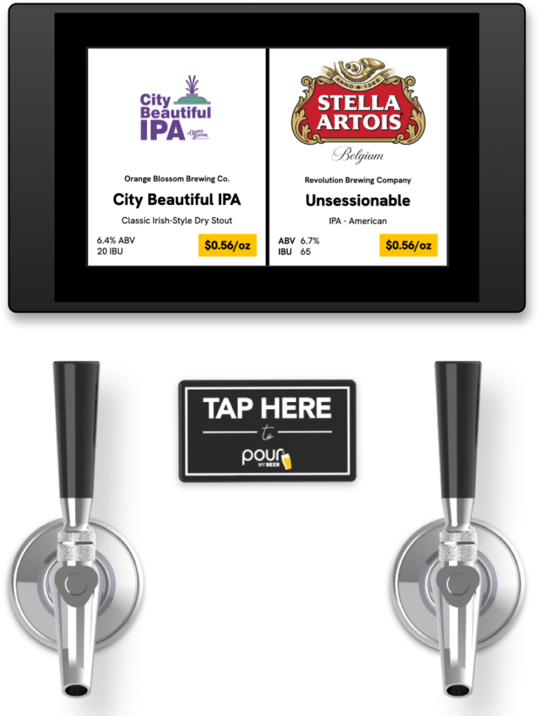 Self-Pour Tap Wall - PourMyBev